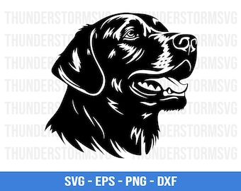 Retriever Labrador Template PDF and PNG for Hand Cutting SVG for ...