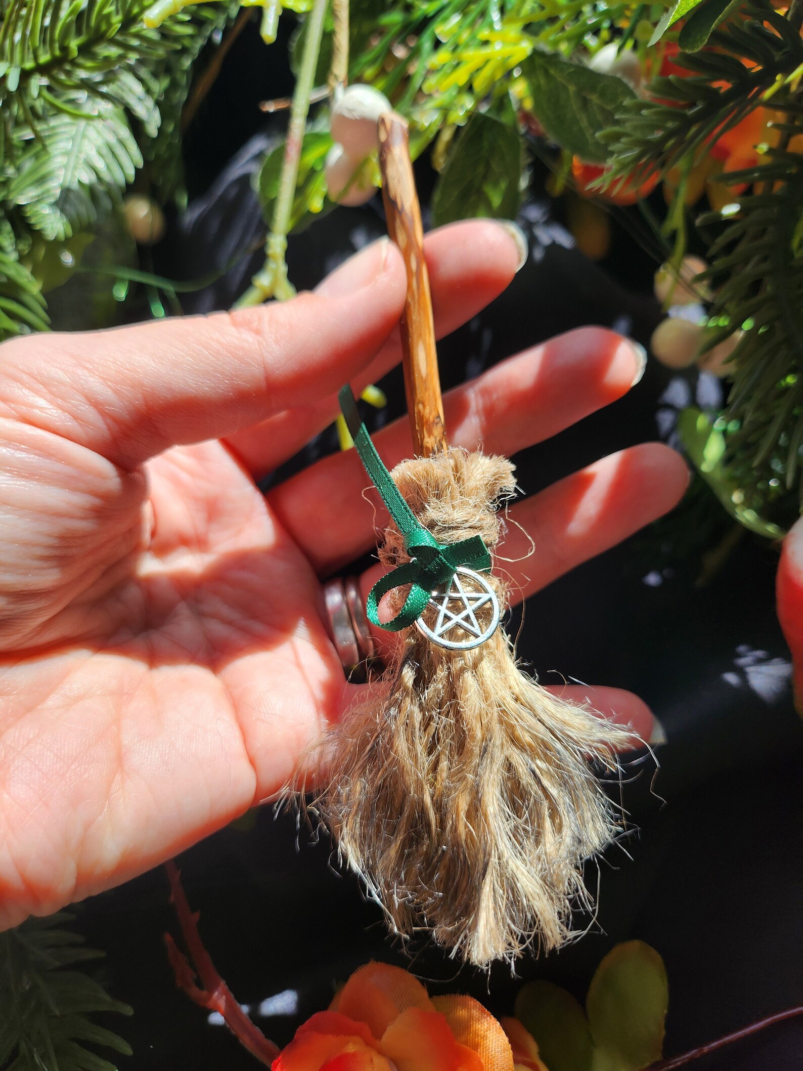 Miniature Witch Spell Kit: Handmade Broom, Book, Crystal Ball & Wish ...