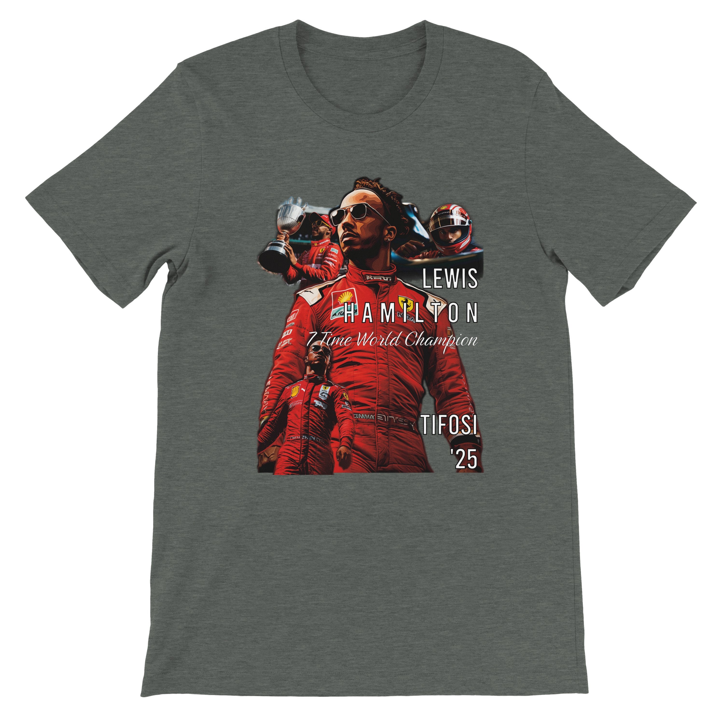 Lewis Hamilton F1 Ferrari 2025 T-shirt Formula 1 Racing Team T Shirt ...