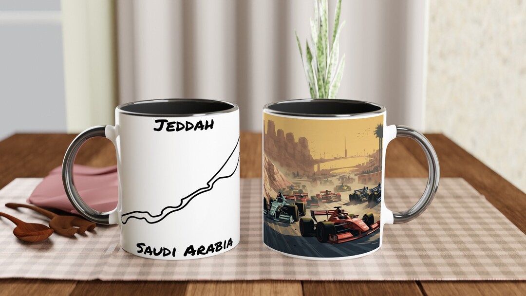 F1 Saudi Arabia Mug Race Track Circuit Formula 1 Jeddah Mug Drive to ...