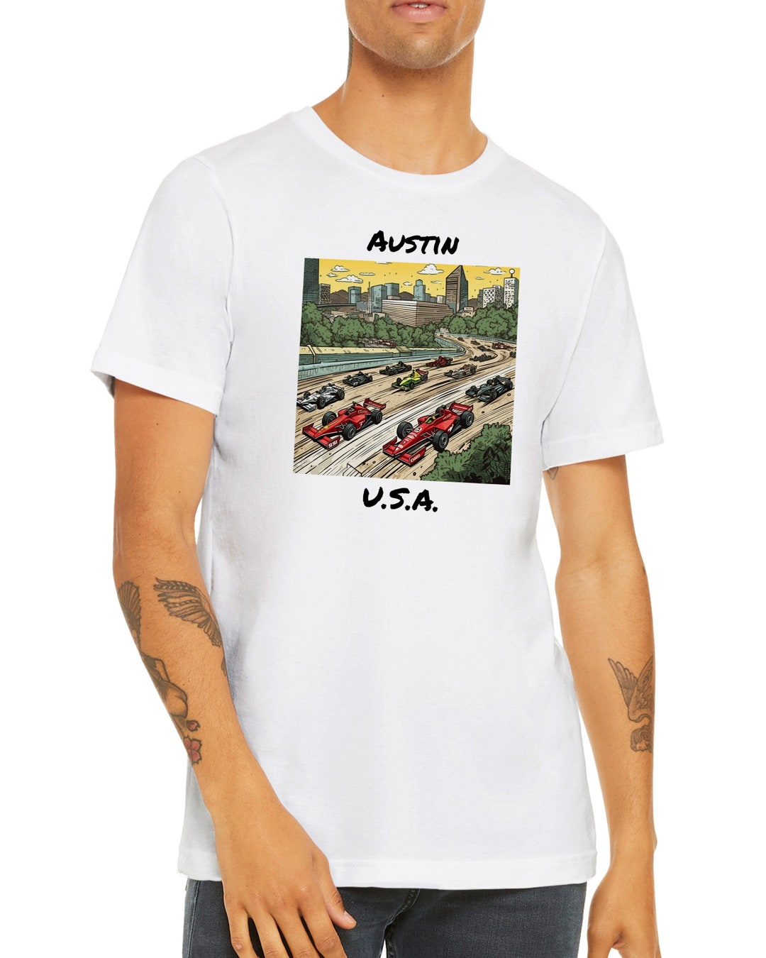 F1 United States Grand Prix Tshirt Race T Shirt USA Formula 1 T-shirt ...