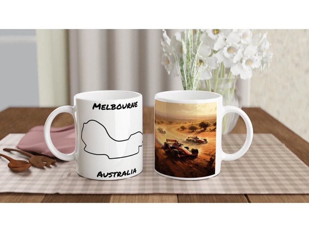 F1 Australia Mug Race Track Circuit Formula 1 Melbourne Mug Drive to ...