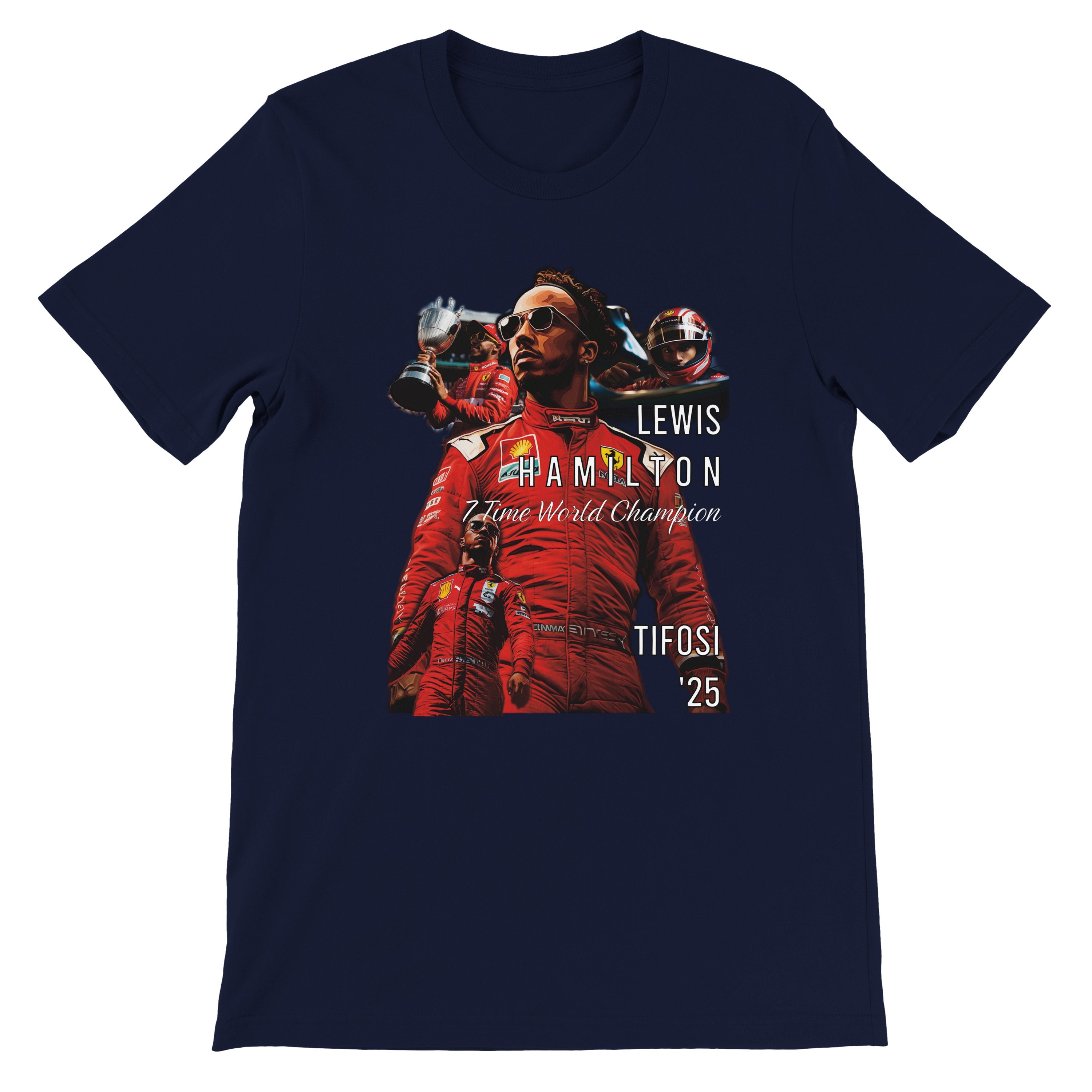 Lewis Hamilton F1 Ferrari 2025 T-shirt Formula 1 Racing Team T Shirt ...