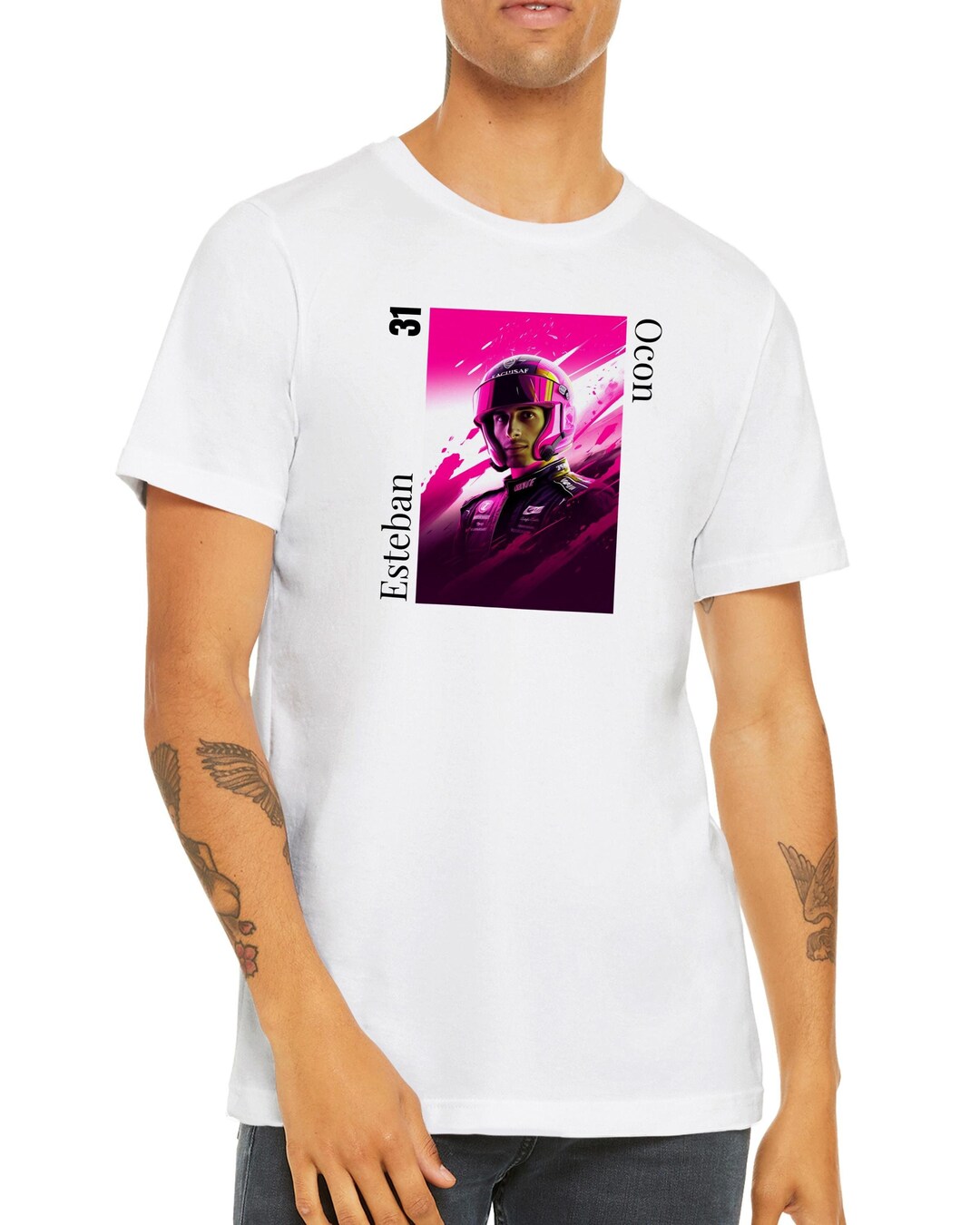 Esteban Ocon F1 2023 Grand Prix T Shirt Formula One Racing Tee Ocon ...