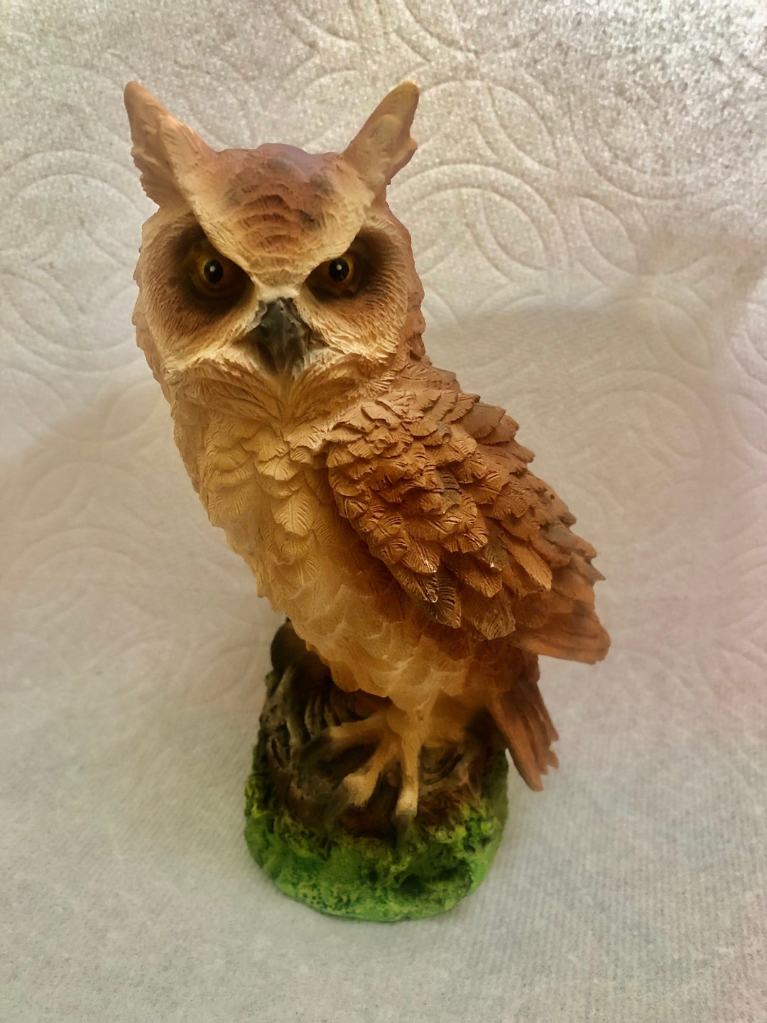 Great Horned Owl Statue - Etsy