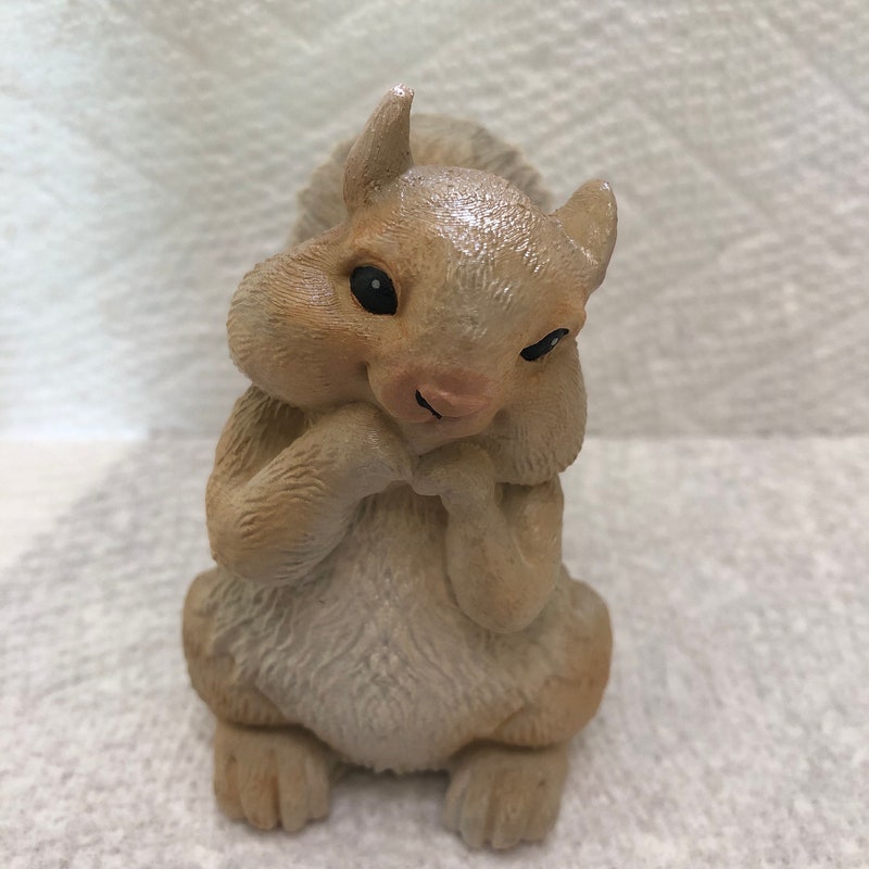 Squirrel Figurine - Etsy