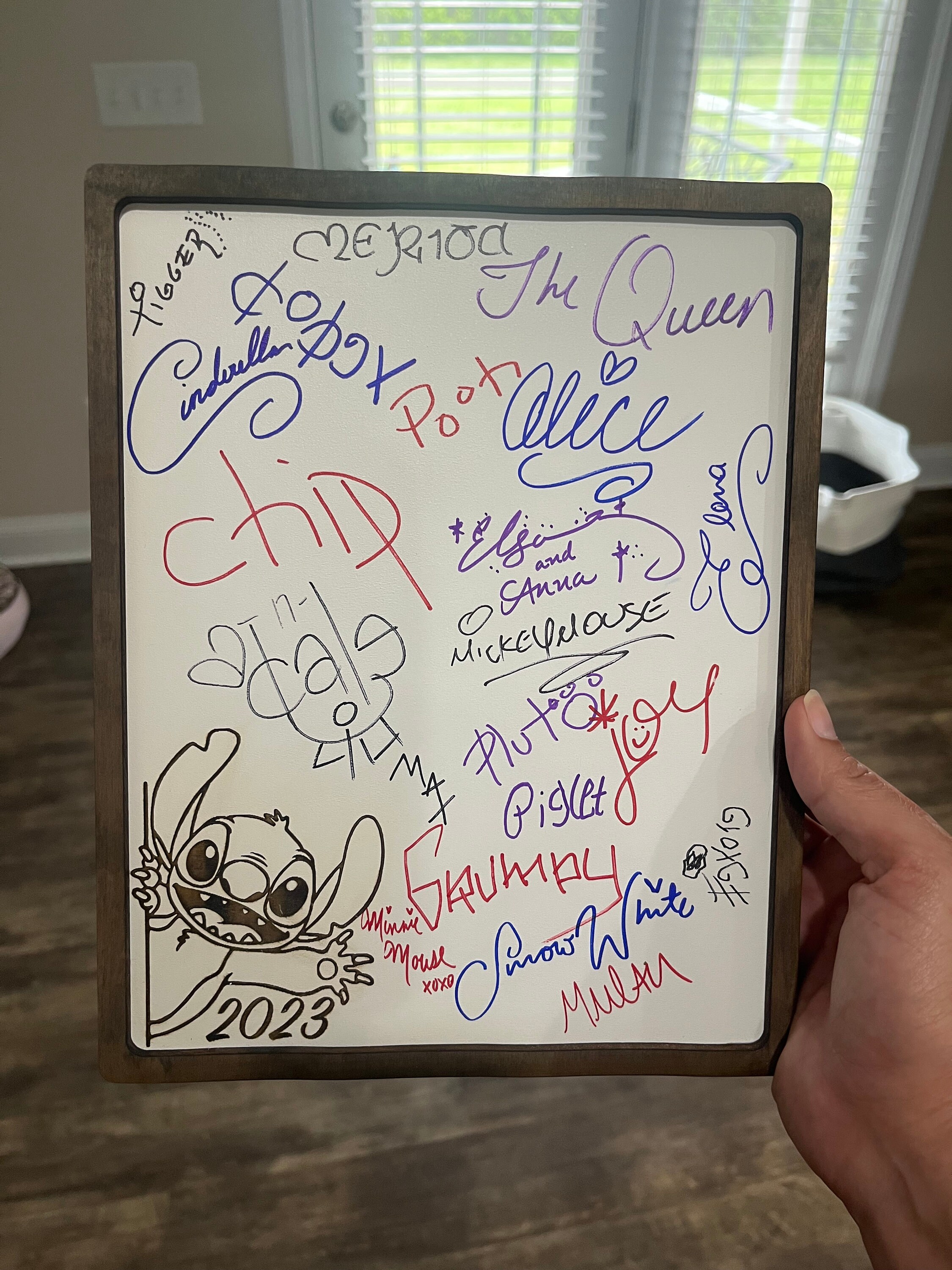 Stitch Inspired Autograph Board - Etsy