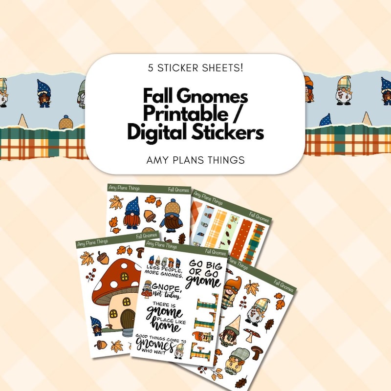 Gnome Planner - Etsy