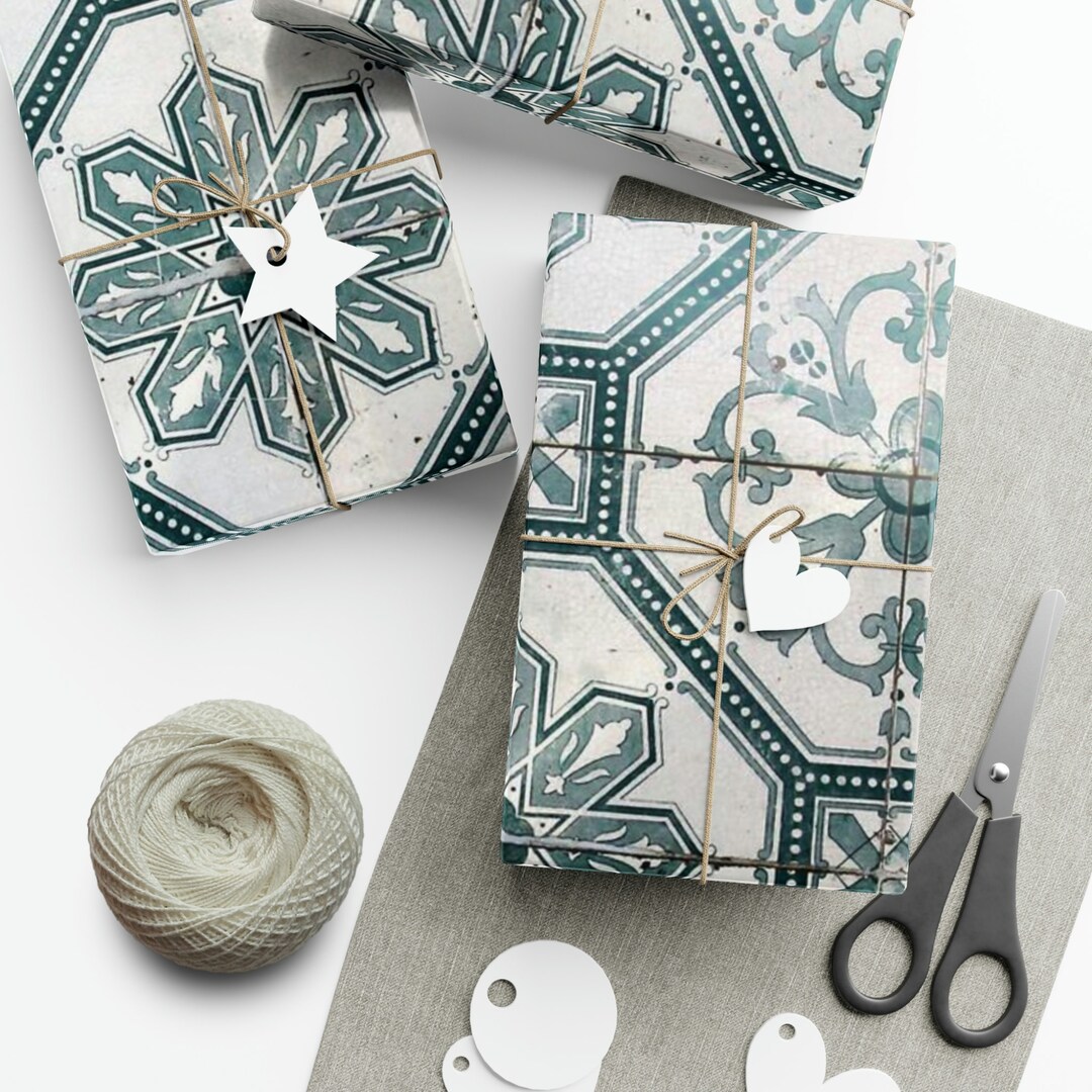 Arabesque Gift Wrap Papers - Etsy
