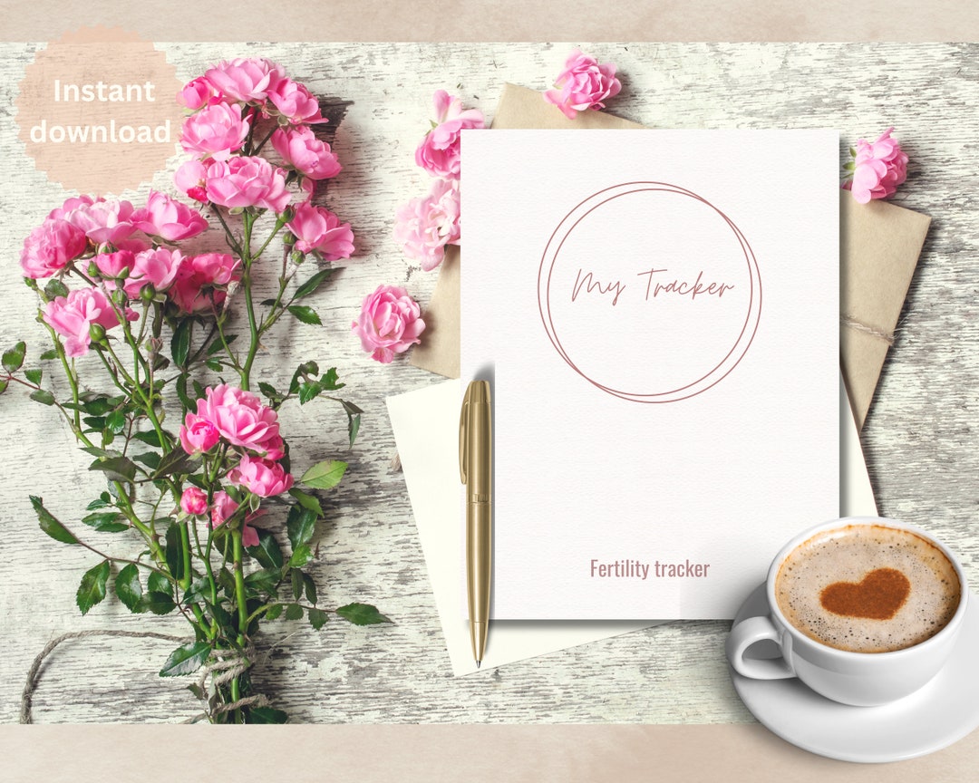 Pink Digital Fertility Tracker, Ovulation Tracker, Downloadable ...