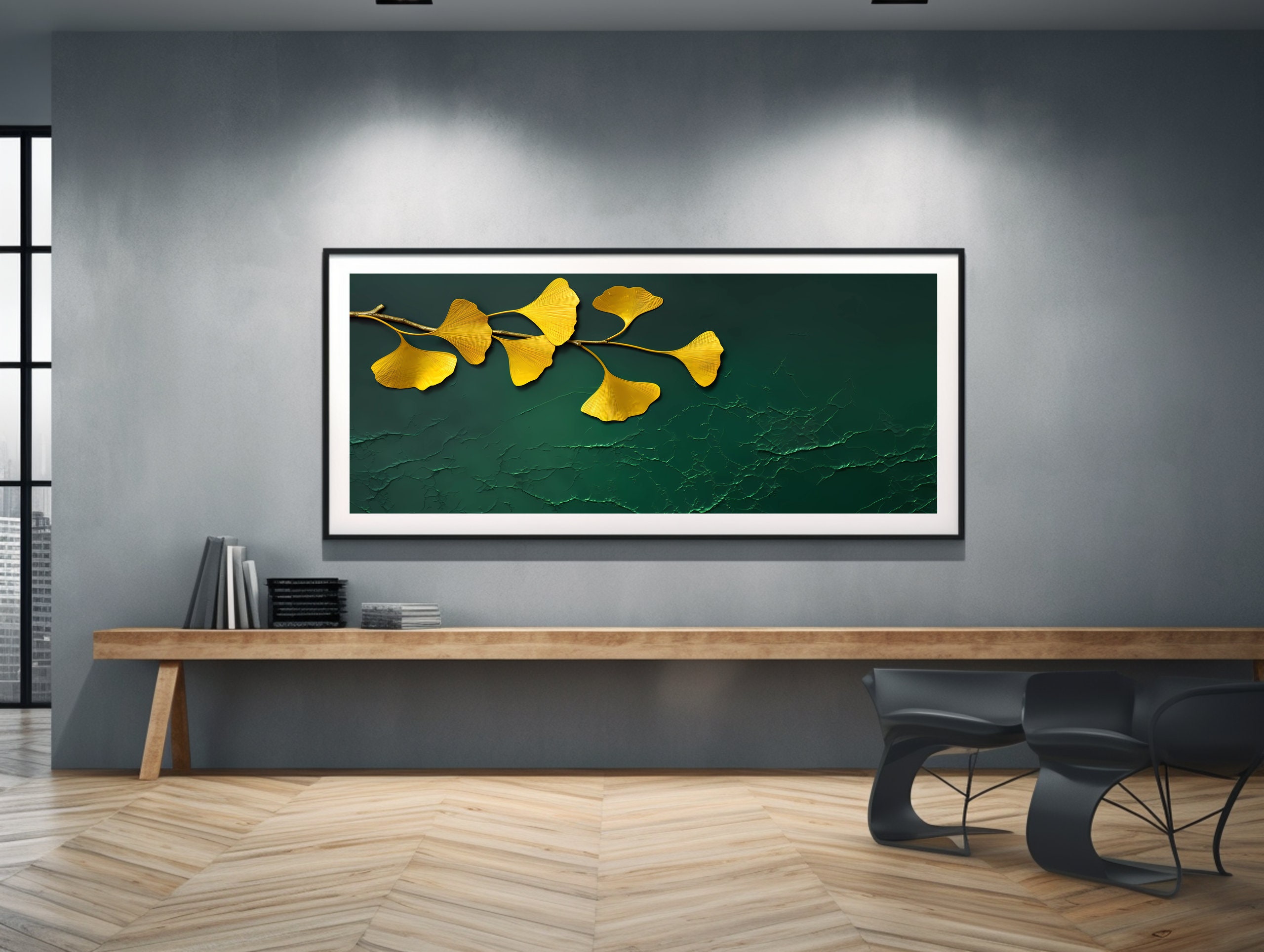 Gold Ginkgo Biloba Poster Ginkgo Print High Quality Poster - Etsy