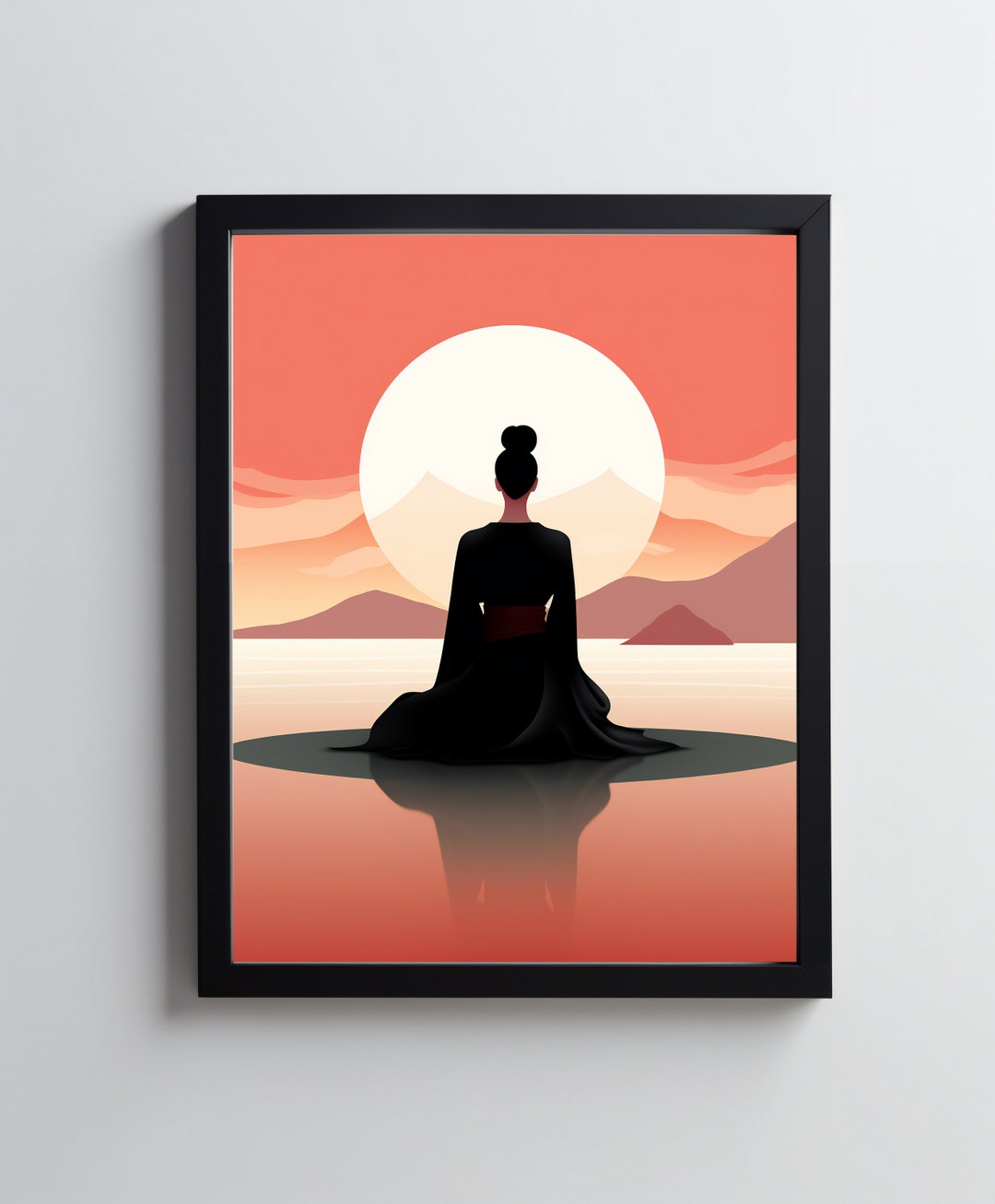 Zen Wall Art, Neutral Abstract Art, Meditation, Serenity, Japandi Print, Beautiful Zen Poster ...