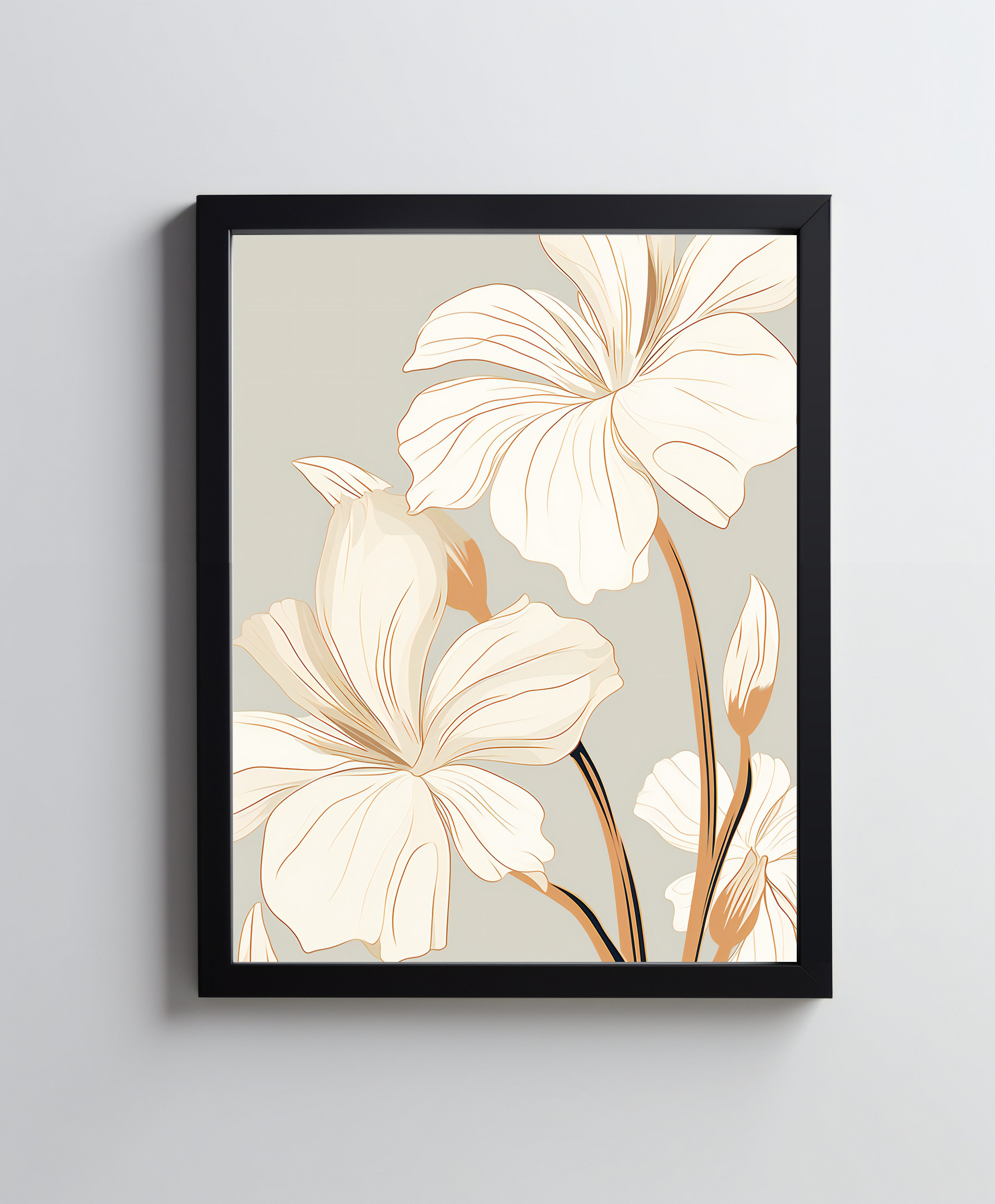 Floral Art Print Set of 3 Posters Botanical Painting Spring Home Decor ...