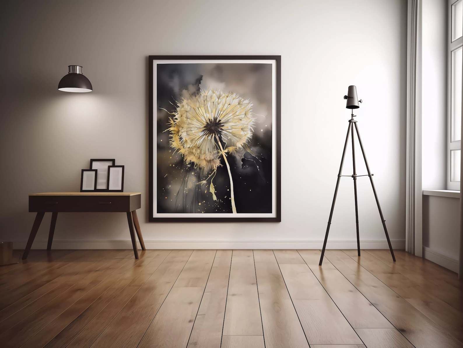 Blown Dandelion Poster, Dandelion Print, High Quality Poster, Dandelion ...