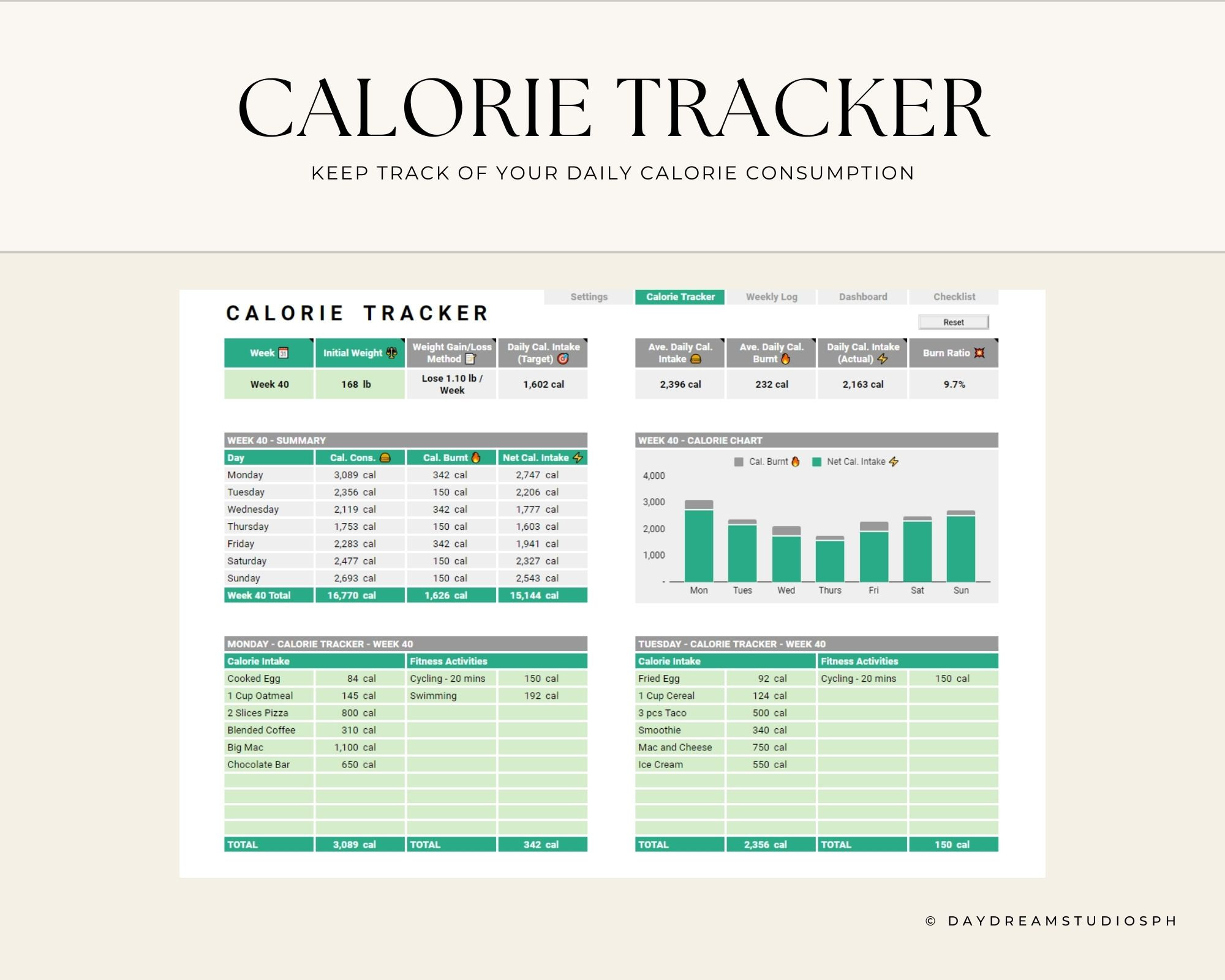Weight Loss Tracker, Calorie Tracker, Weight Gain Tracker, Fitness Plan ...