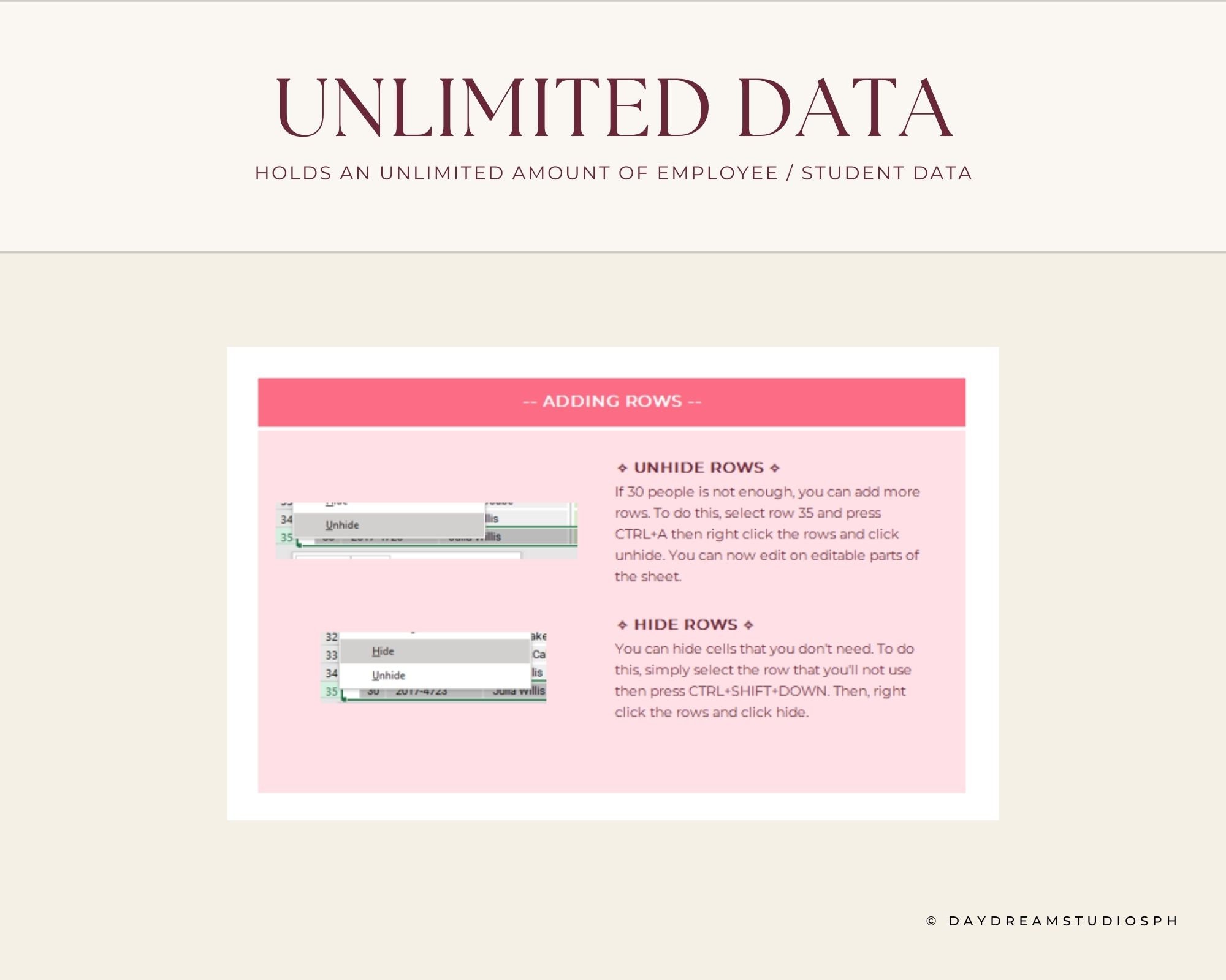 Attendance Tracker, Absent Tracker, Employee Attendance, Student ...