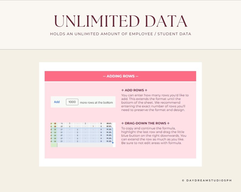 Attendance Tracker, Absent Tracker, Employee Attendance, Student ...