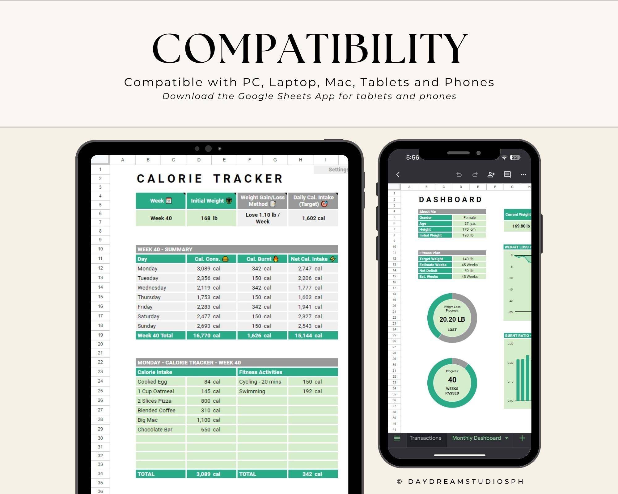 Weight Loss Tracker, Calorie Tracker, Weight Gain Tracker, Fitness Plan ...