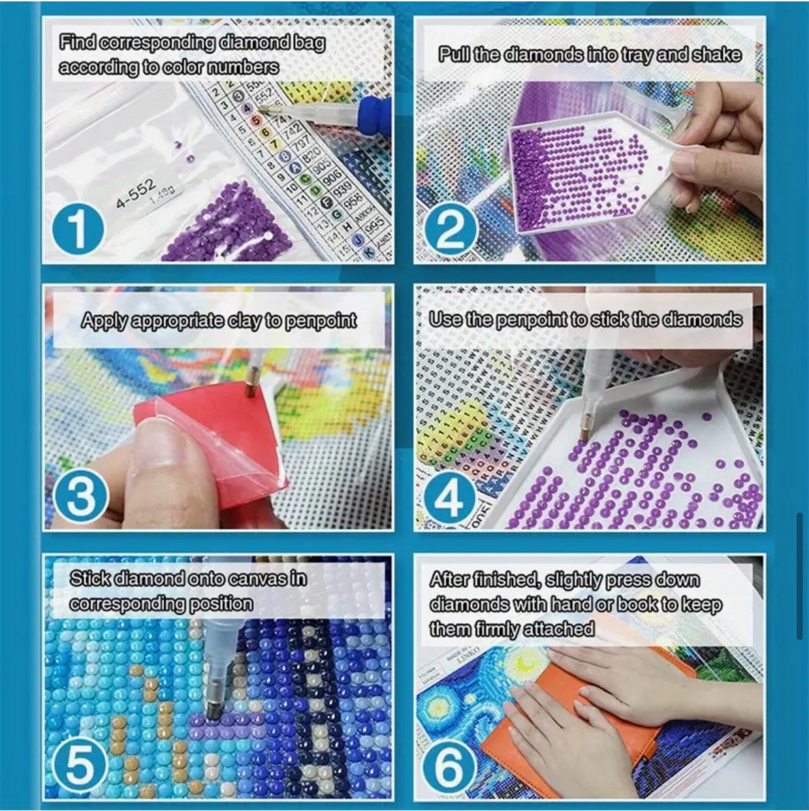 Mermaid Princess Diamond Art Kit - Etsy