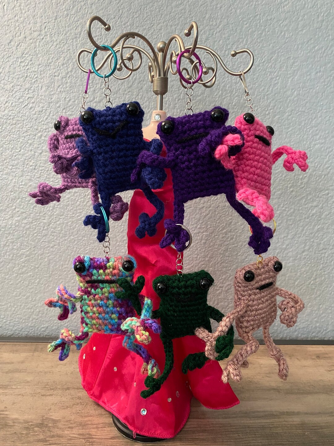 Leggy Froggy Keychains - Etsy