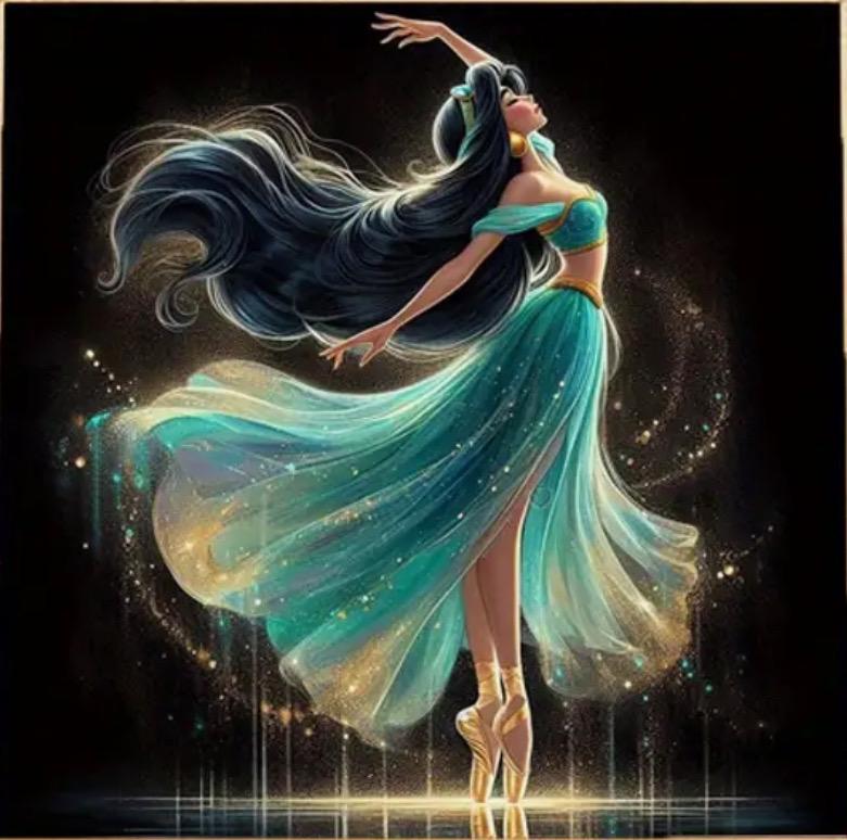 Princess Jasmine Diamond Art Kit - Etsy