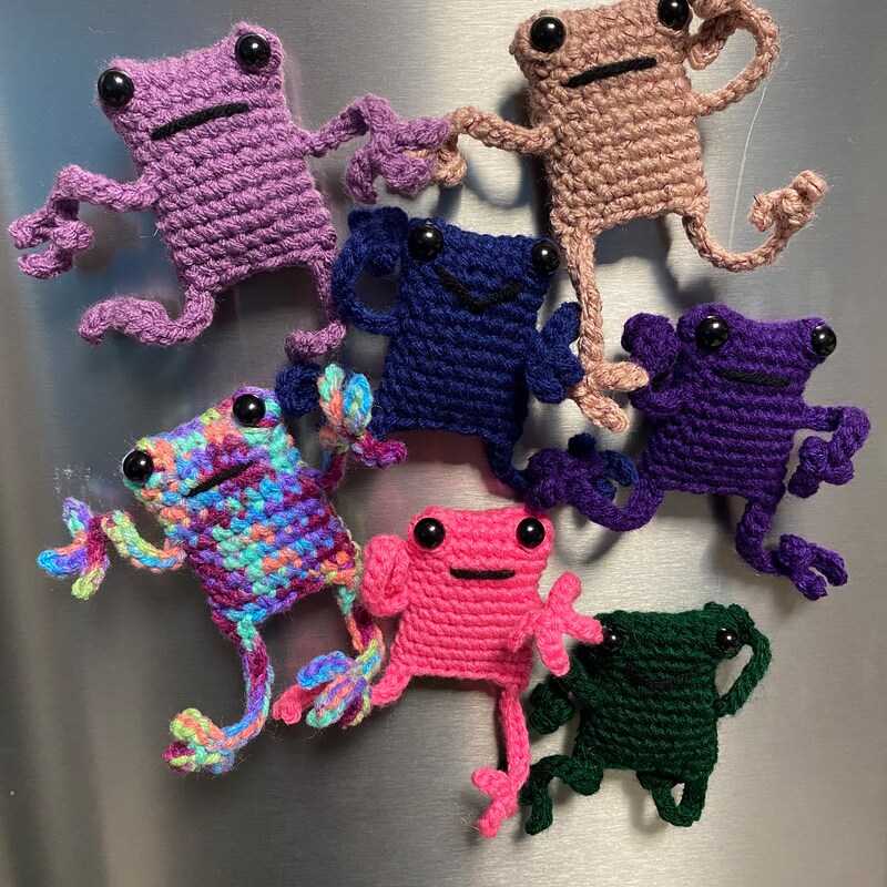 Crocheted Magnets - Etsy