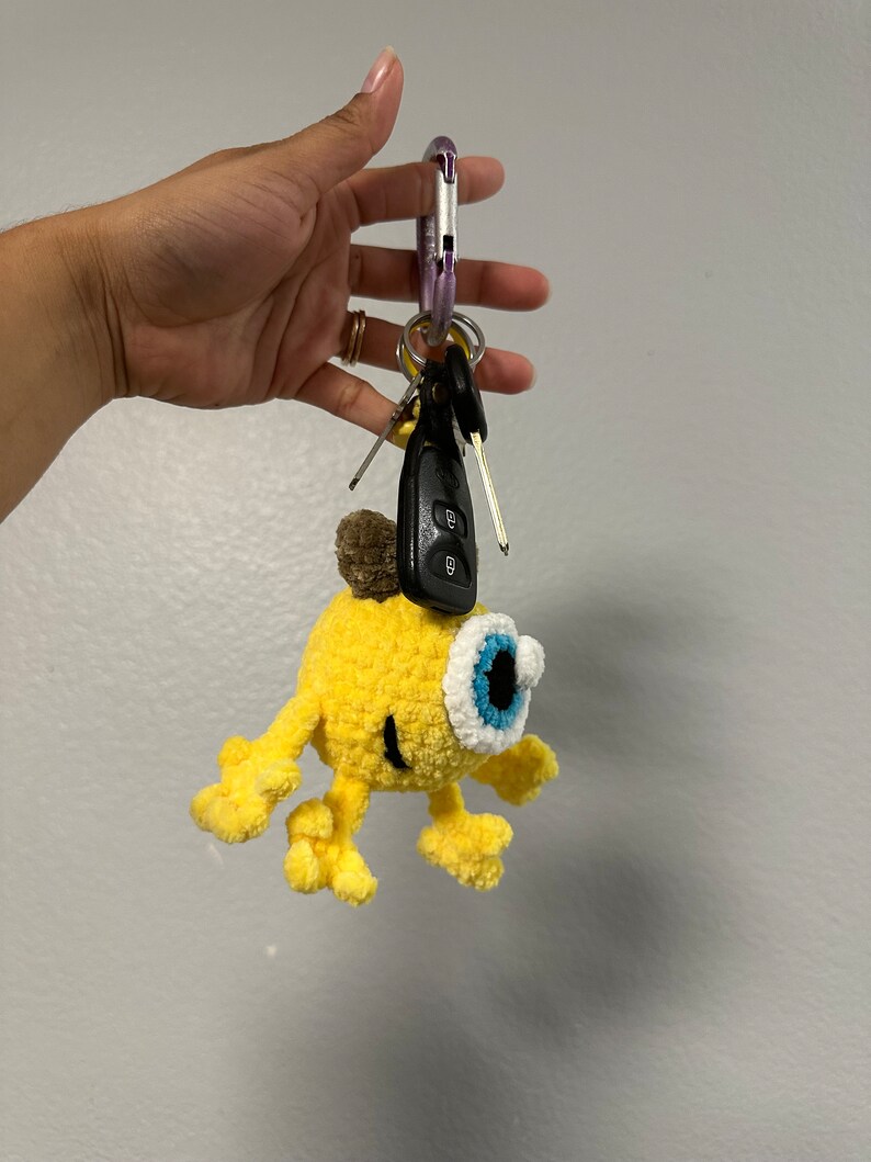 Low-sew Mike Wazowski Keychain PDF - Etsy