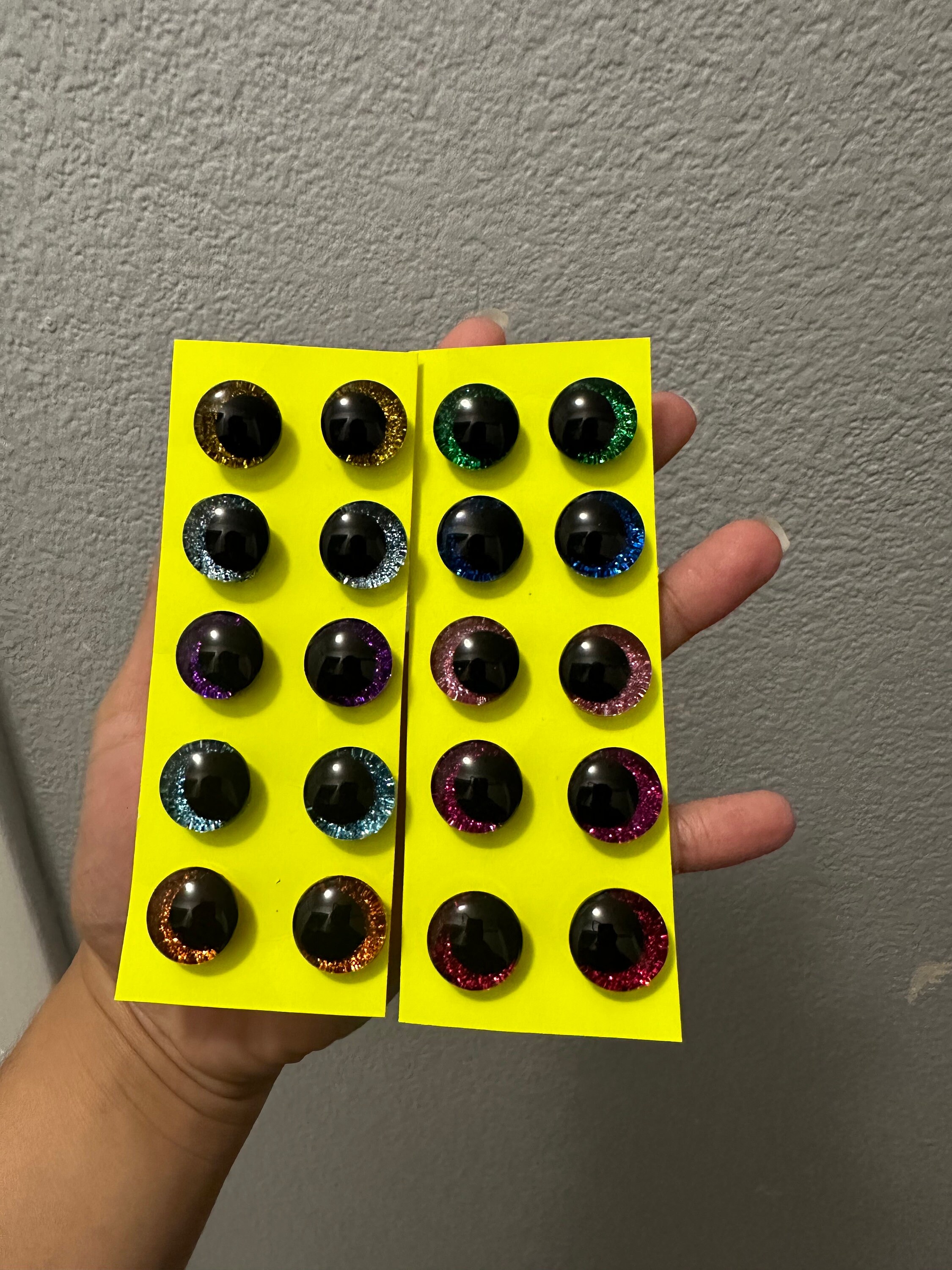 Glitter Bomb Safety Eyes - Etsy