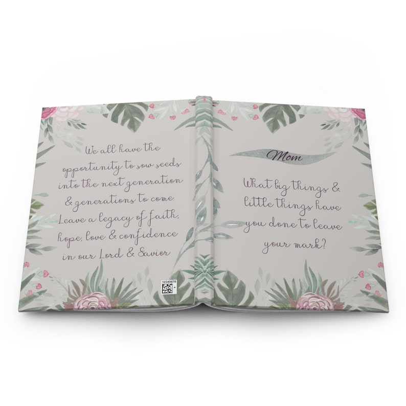 Personalized Legacy Memory Book, Gift for Her, Mother's Day Gift ...