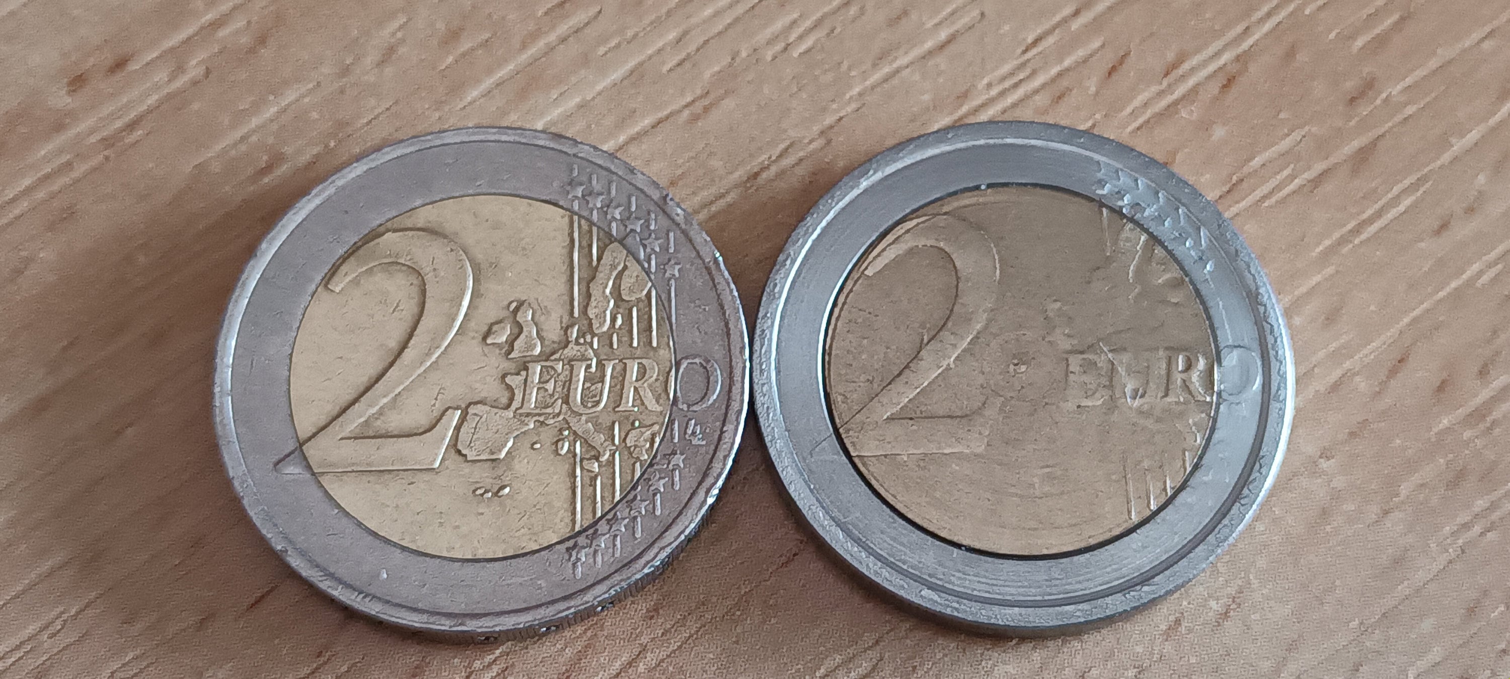 Rare 2002 A Germany 2 Euro Coin With Misprints - Etsy