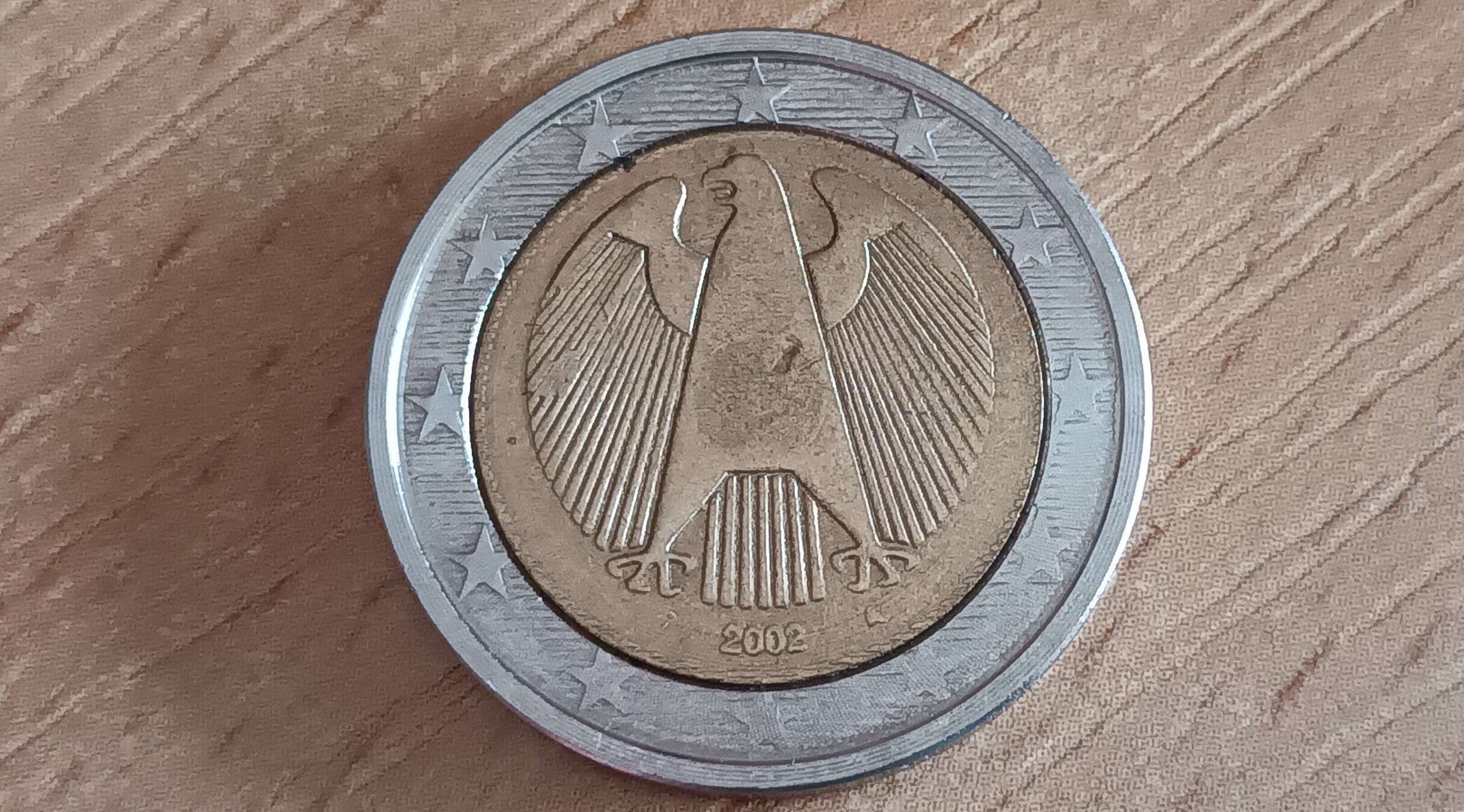 Rare 2002 A Germany 2 Euro Coin With Misprints - Etsy