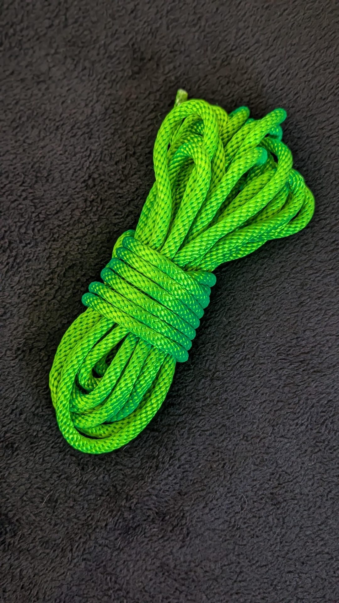 Blacklight Nylon Rope - UV Green, 1/4" (6mm) X30 Ft. - Etsy