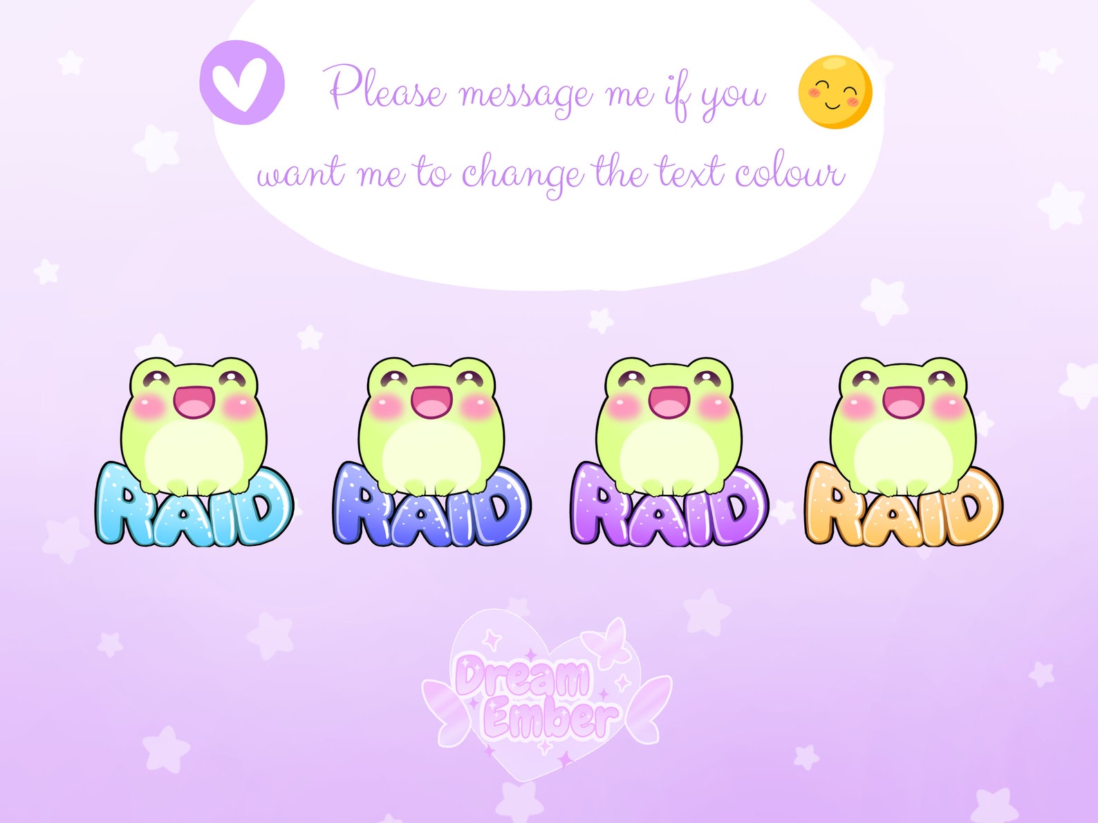 Twitch Animated Emote Frog Raid Chat Alert Cute Discord Stickers Animal ...