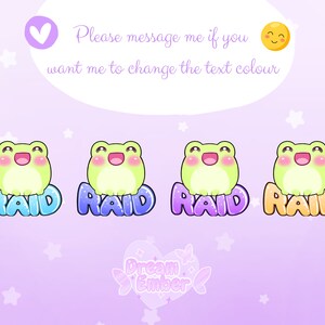 Twitch Animated Emote Frog Raid Chat Alert Cute Discord Stickers Animal ...