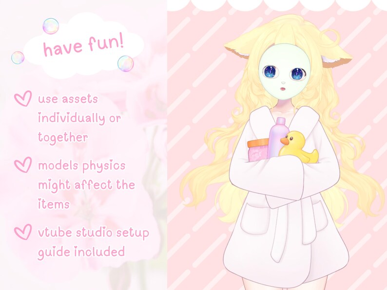 Vtuber Outfit Asset Spa Bathrobe Twitch Png Download Cute Stream Assets ...