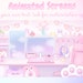 Pink Gaming Room Animated Stream Screens Pastel Twitch Overlay - Etsy