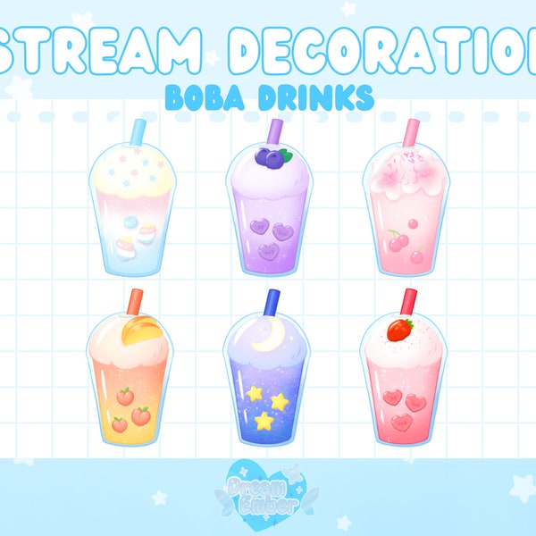 Boba Vtuber Asset - Etsy