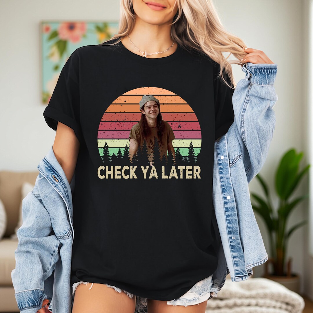 Dazed and Confused Vintage T-shirt, Ron Slater Check Ya Later Quote Tee ...