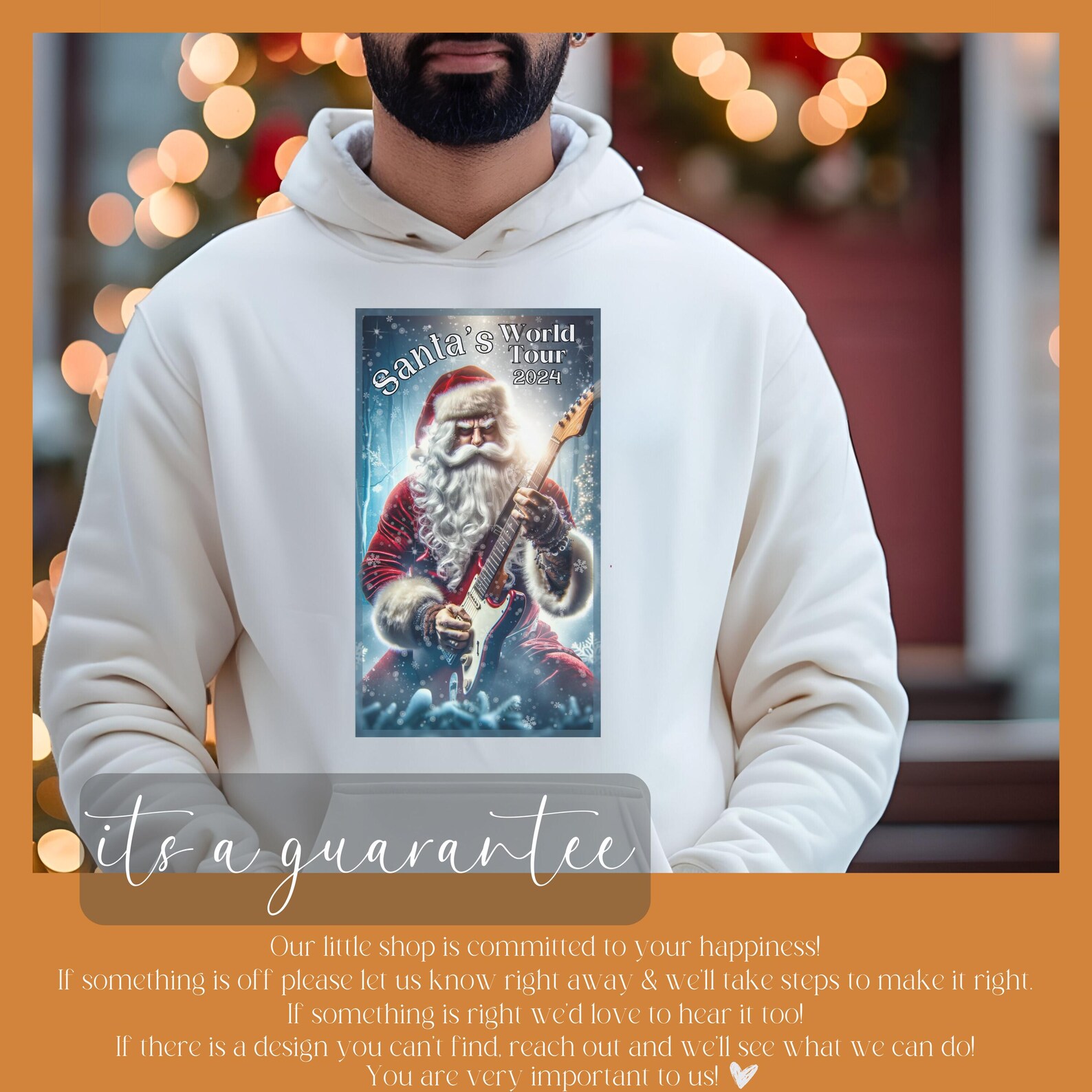 Personalized Christmas Santa World Tour Concert Sweatshirt, 2025 ...