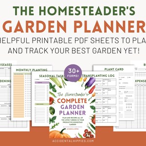 Homesteader's Garden Planner – Printable Gardening Book (PDF) - Etsy