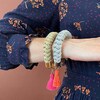 CROWN Necklace Woven in Recycled Cotton Rope, Colorful, Eye-catching ...