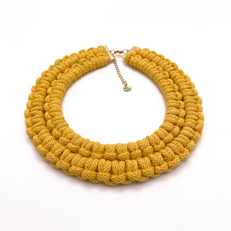 Macrame Necklace - Etsy