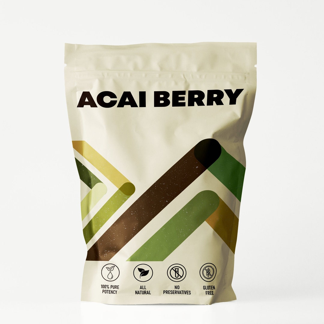 Pure Acai Berries Supplement Benefits Health and Diet - Etsy