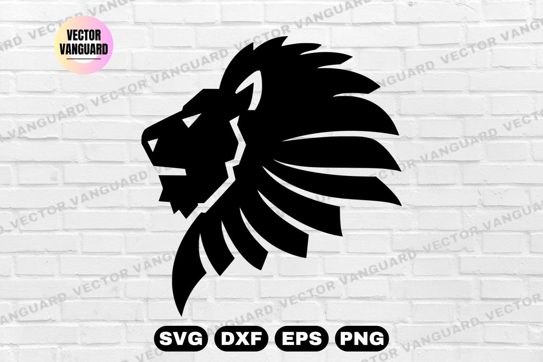 Lion SVG Digital Download | Majestic Lion Art | DIY Craft | Printable ...