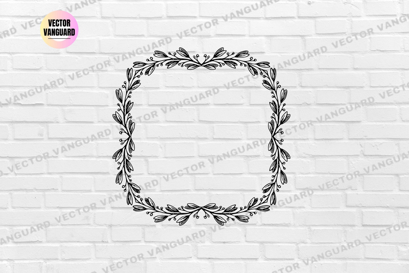 5 Decorative Frame SVG Frame Silhouette Ornamental Design Wedding Frame ...