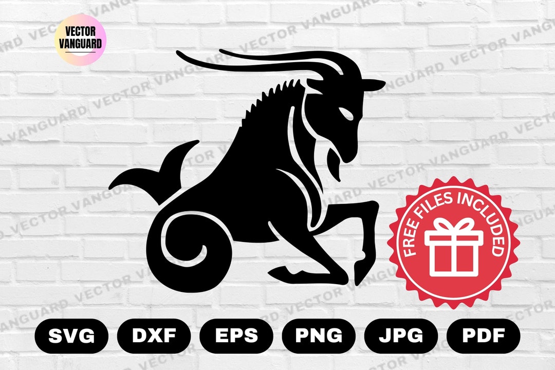 Capricorn SVG | Capricorn Silhouette | Capricorn Cut Files | Capricorn ...