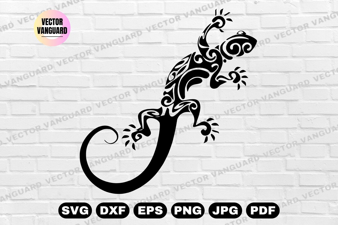 Lizard SVG | Lizard Silhouette | Cut Files | Gecko Design | Lizard ...