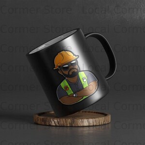 African American Construction Worker INSTANT Download Printable ...