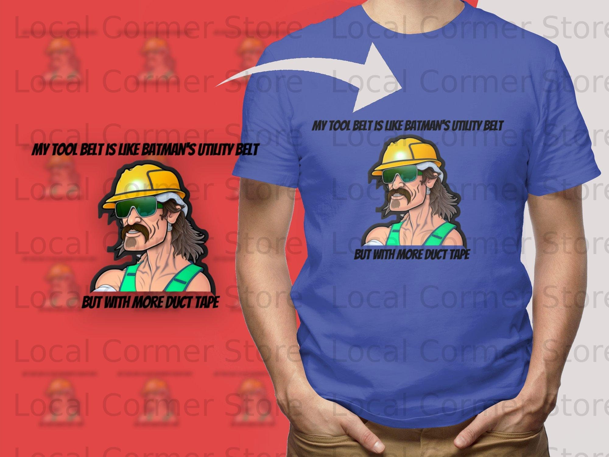 Construction Worker Clipart, my Tool Belt is Like Batman's Utility Belt ...