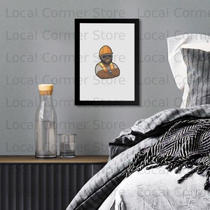 African American Construction Worker INSTANT Download Printable ...